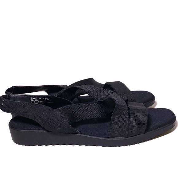 Grasshoppers | Shoes | Grasshoppers Elastic Black Strappy Sandals ...